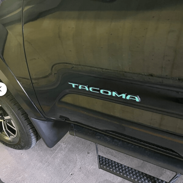 2024-2025 Toyota Tacoma Door Emblem Decal Overlays - Customize Both Si ...
